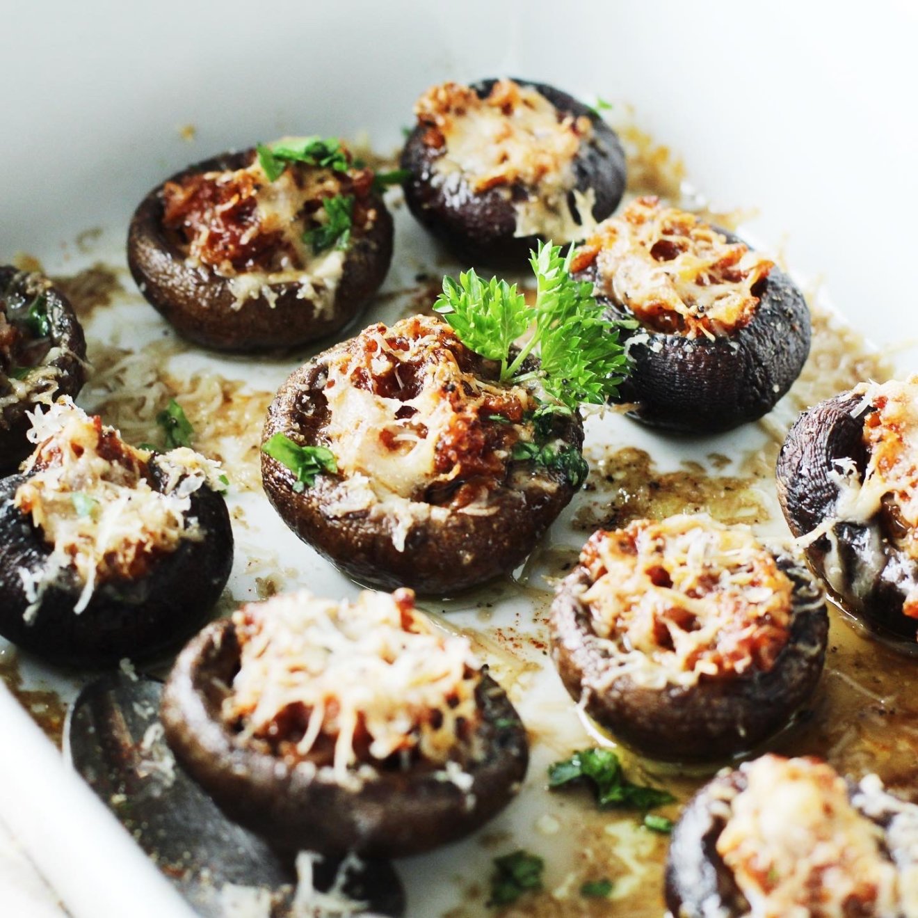 Gebackene BBQ-Pilze - Campo Verde